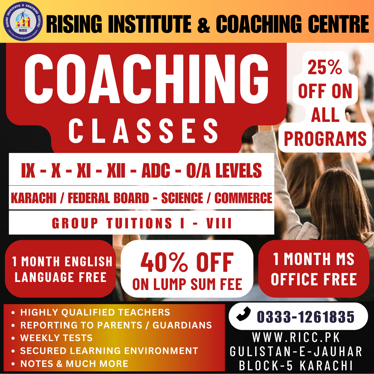 RISING INSTITUTE & COACHING CENTRE - RICC