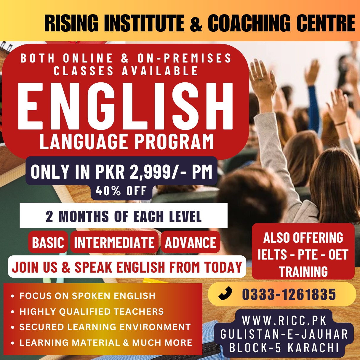 RISING INSTITUTE & COACHING CENTRE - RICC
